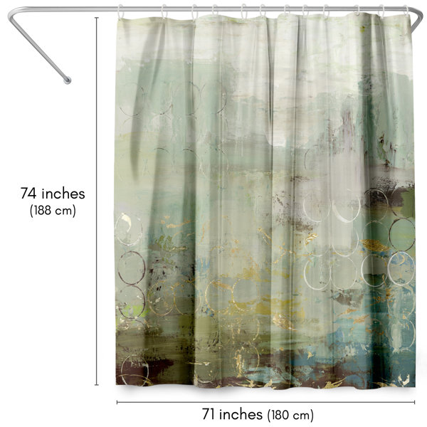 The Twillery Co ® Abstract Shower Curtain Liability I By Pi Creative